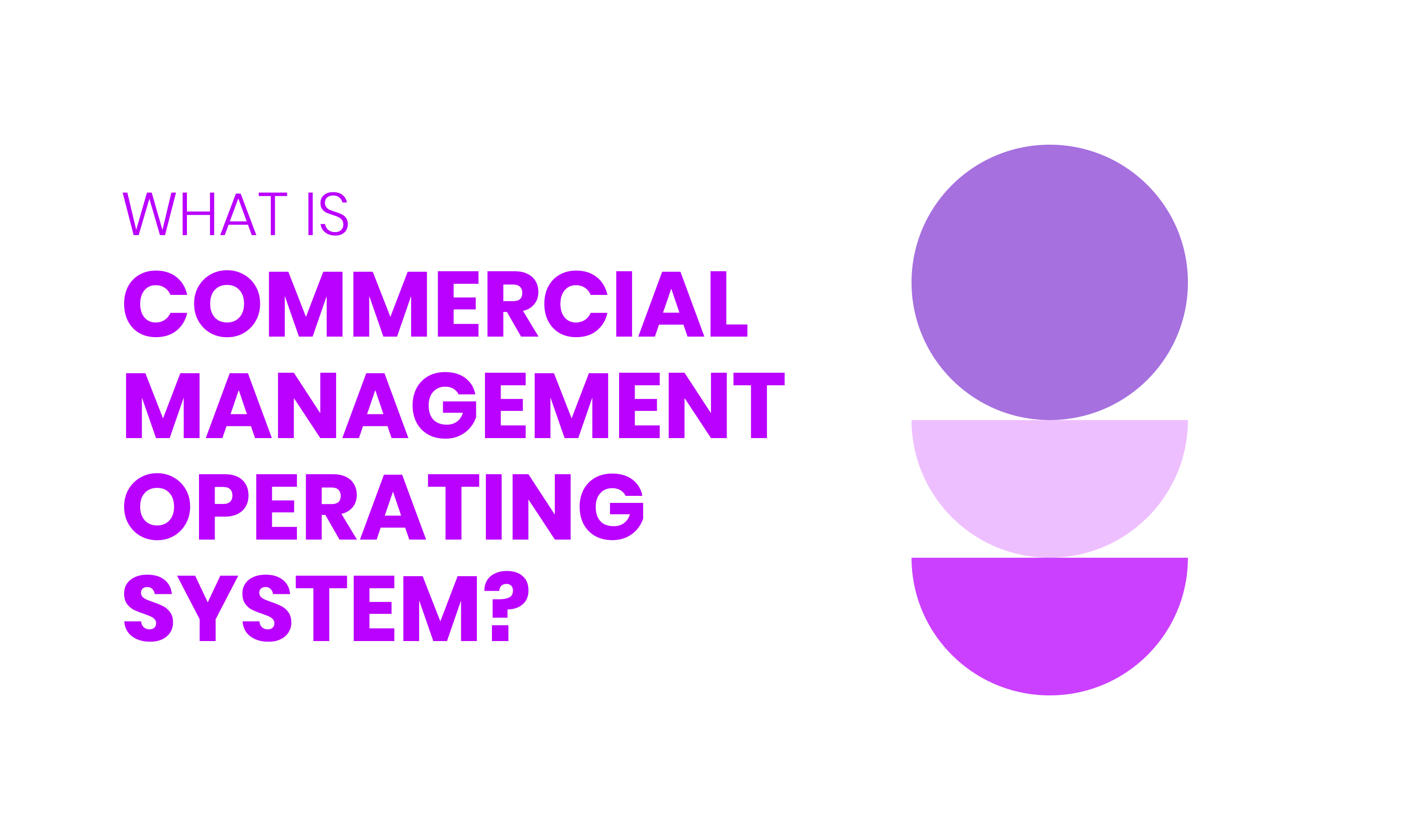 What is a Commercial Management Operating System?